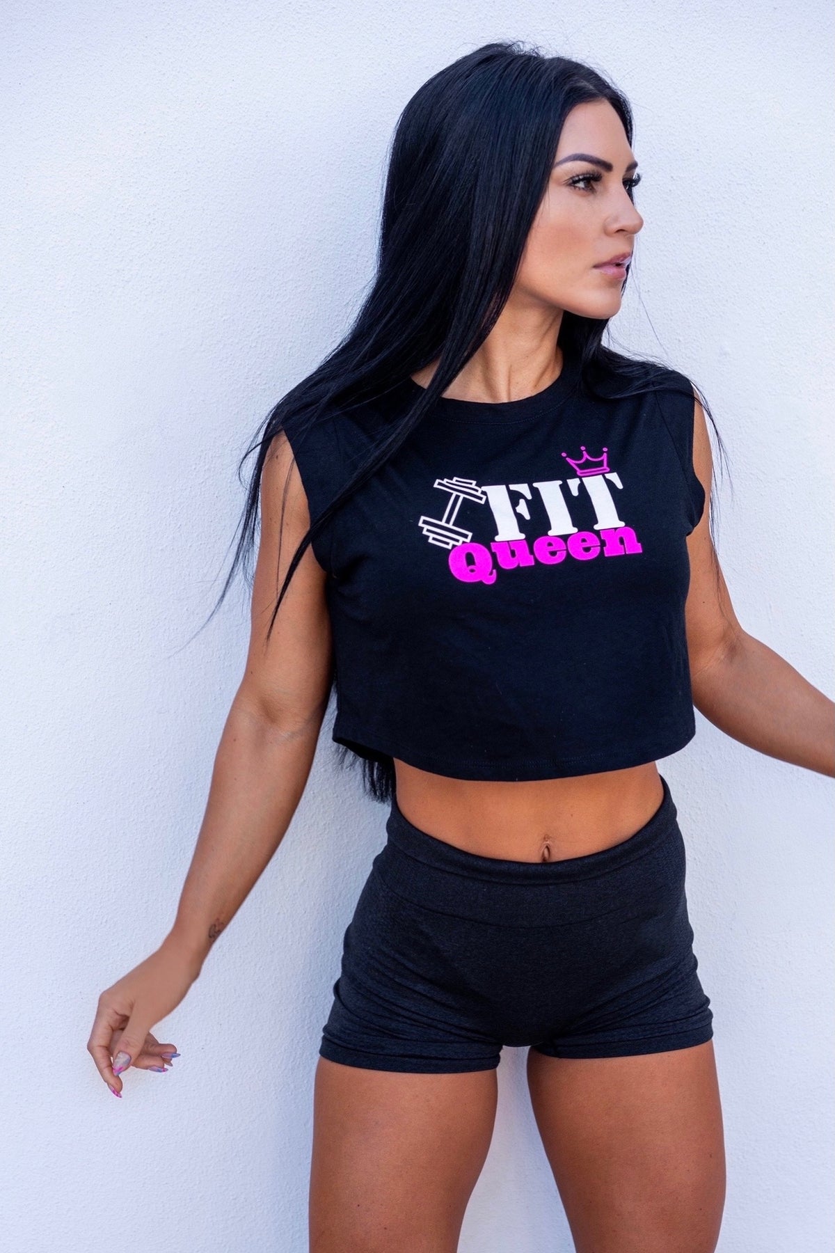 FitQueen Festival Cropped Tank | anitaherbert.com